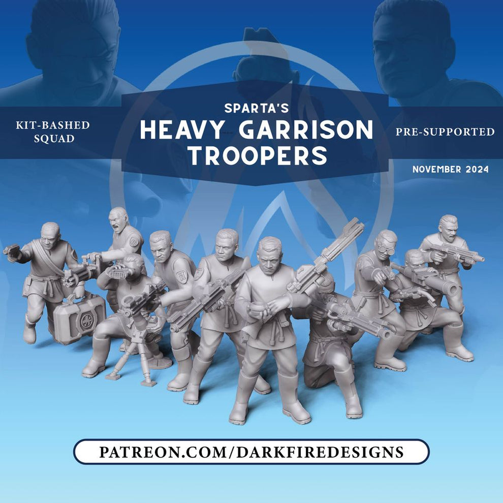 Heavy Garrison Troopers - Kitbash – Dark Fire Designs