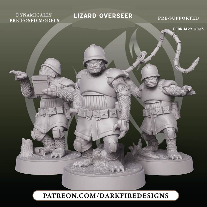 Lizard Slaver Overseer – Dark Fire Designs
