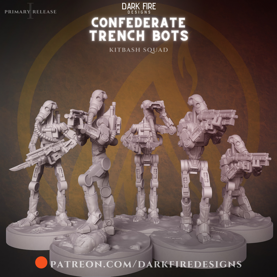 Confederate Trench Bots – Dark Fire Designs