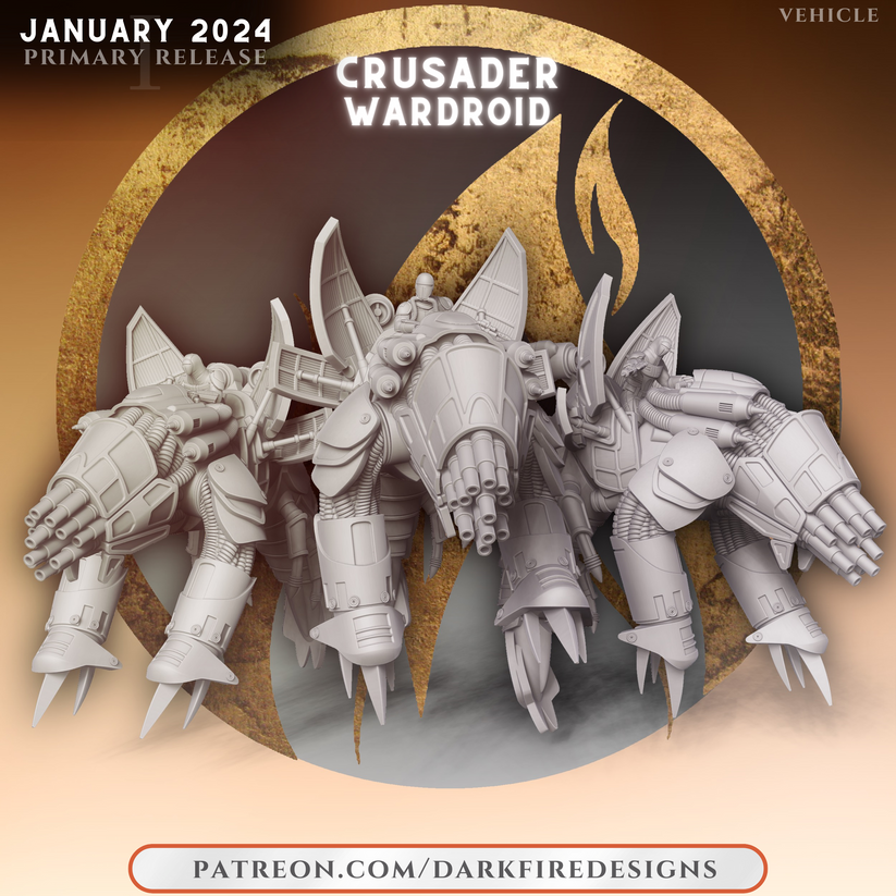 Crusader Wardroid – Dark Fire Designs