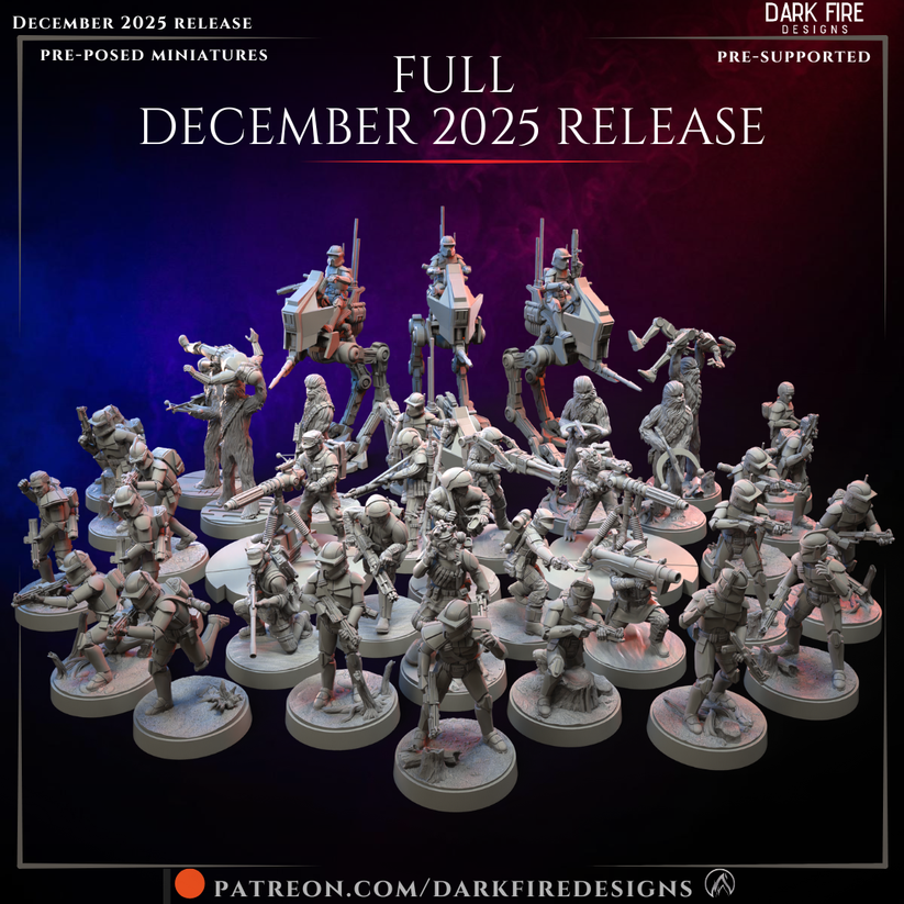 December 2025 Patreon Bundle – Dark Fire Designs