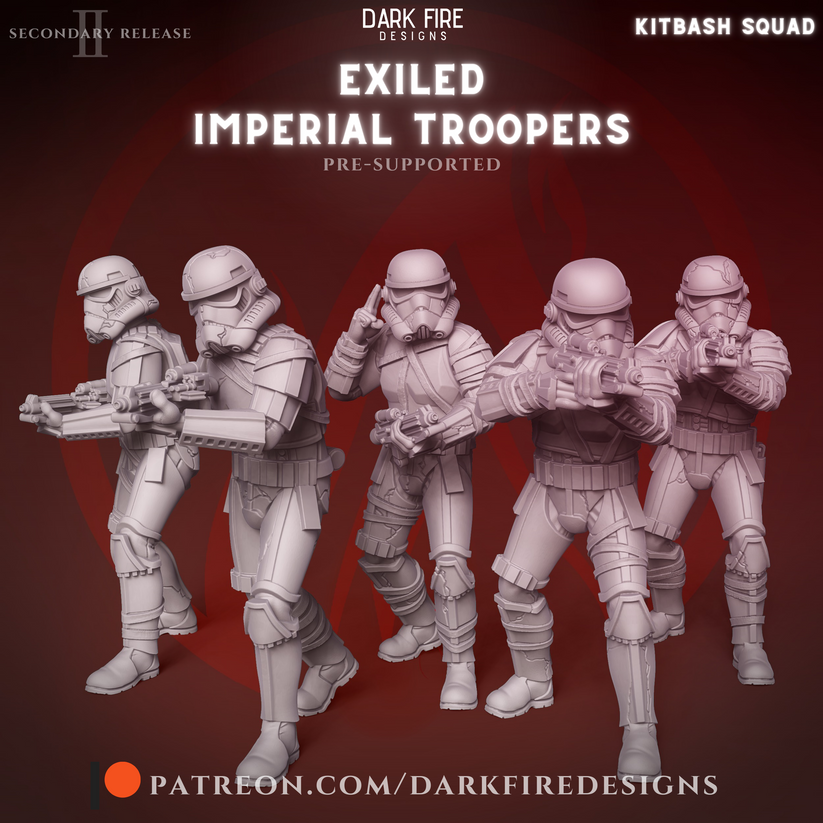 Exiled Imperial Troopers – Dark Fire Designs