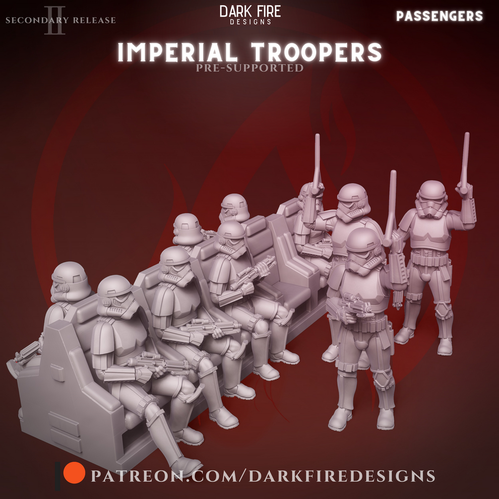 Imperial Troopers- Passengers – Dark Fire Designs