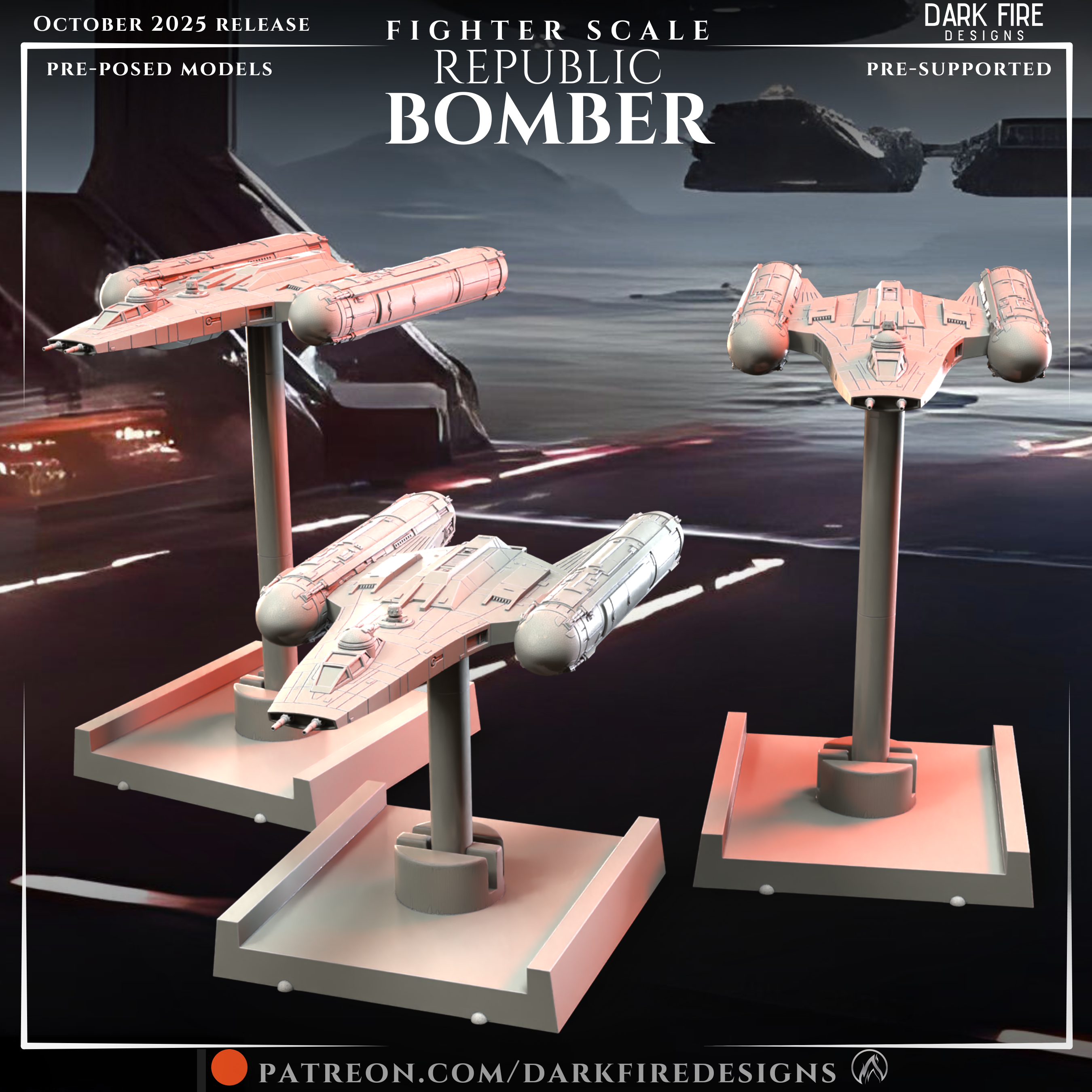Republic Bomber - Fighter Scale – Dark Fire Designs